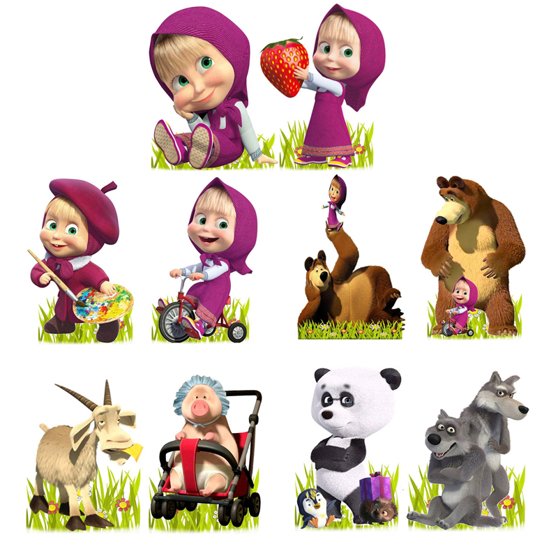 KIT Festa Masha e o Urso com 10 Displays de 20cm | Shopee Brasil