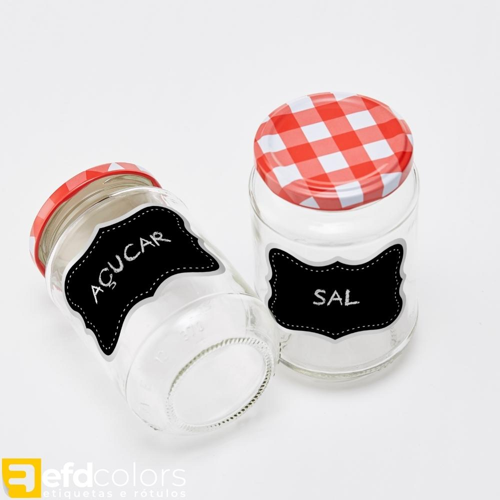 Kit 6 Cartelas com 48 Etiquetas em Vinil Resistente 6 x 4 cm para Porta ...