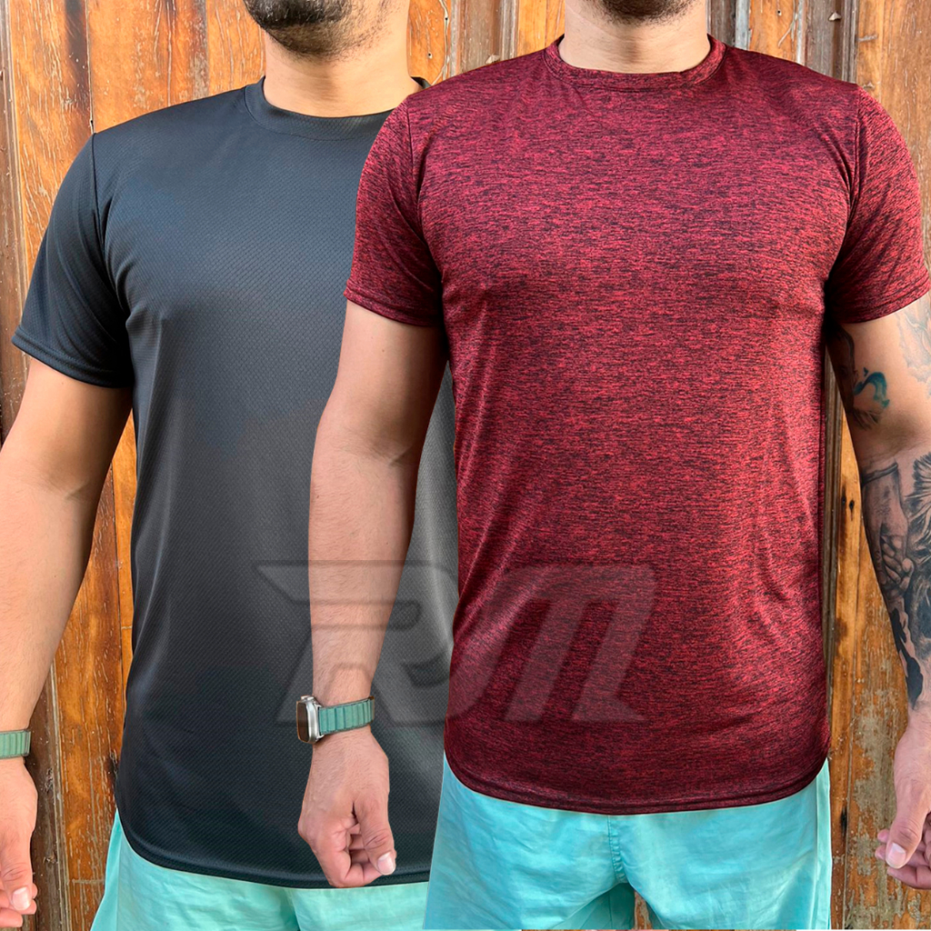 KIT 2 Camisa Camiseta DRI-FIT Treino Academia Esporte Premium | Shopee ...