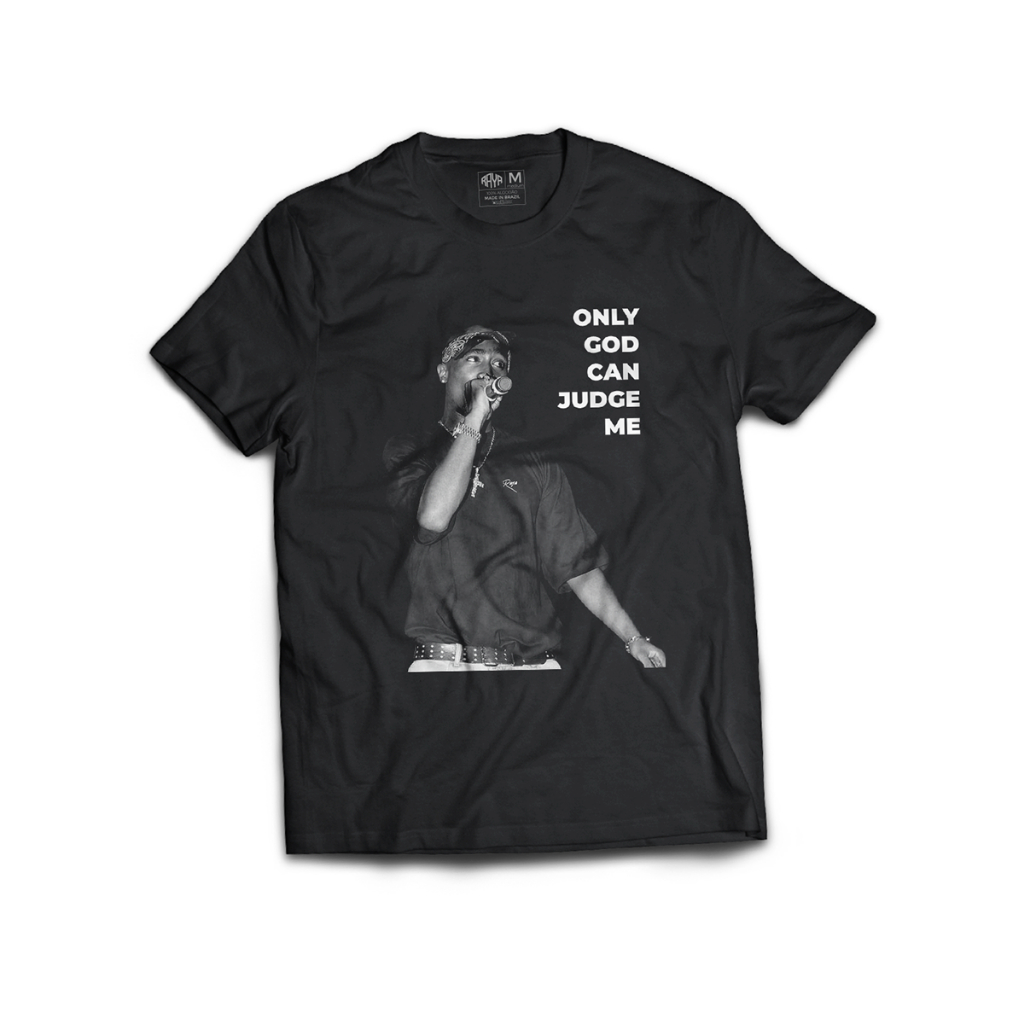 Camiseta Slim Estampada "2PAC" | Shopee Brasil