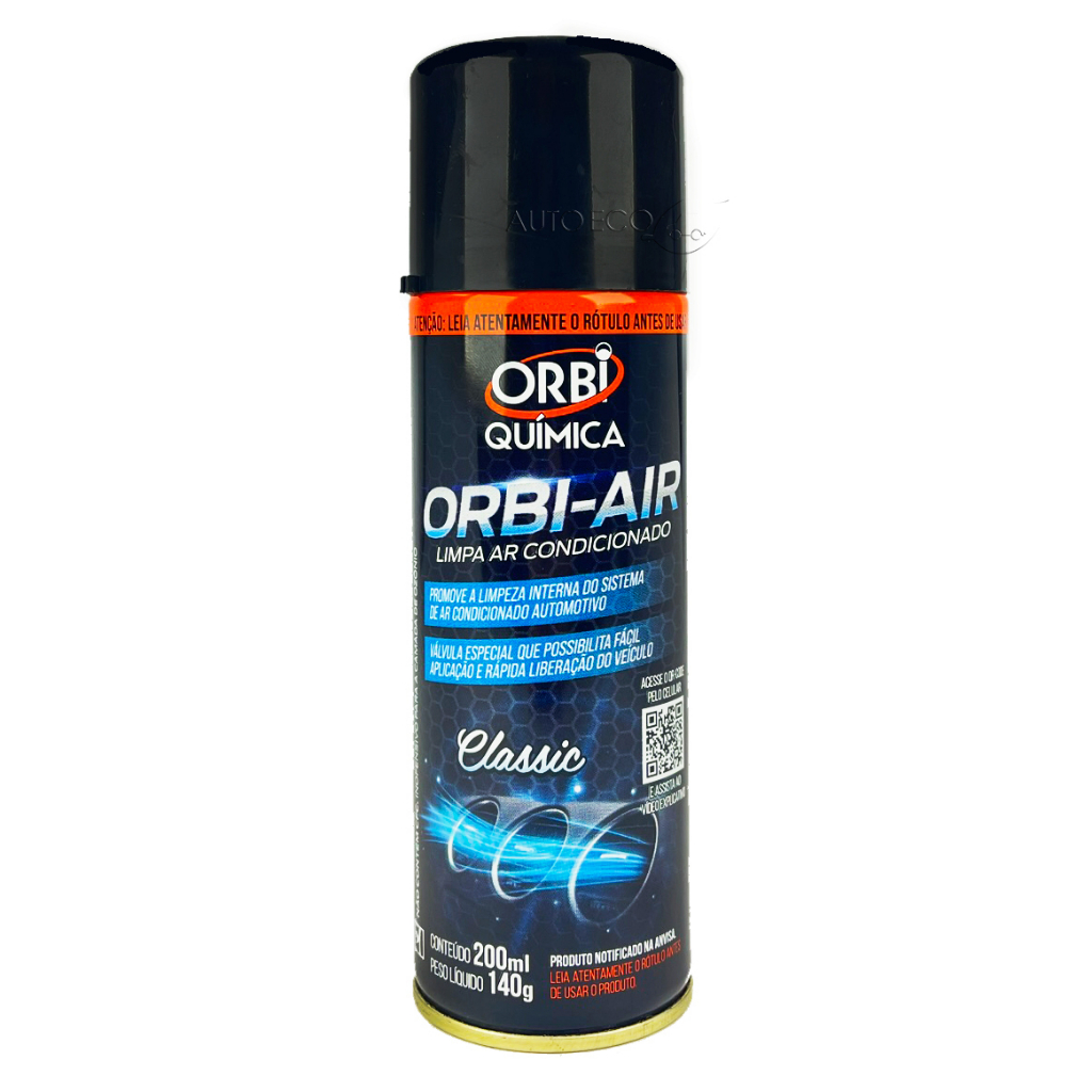 Limpa ar condicionado Orbi-Air automotivo aroma classic | Shopee Brasil