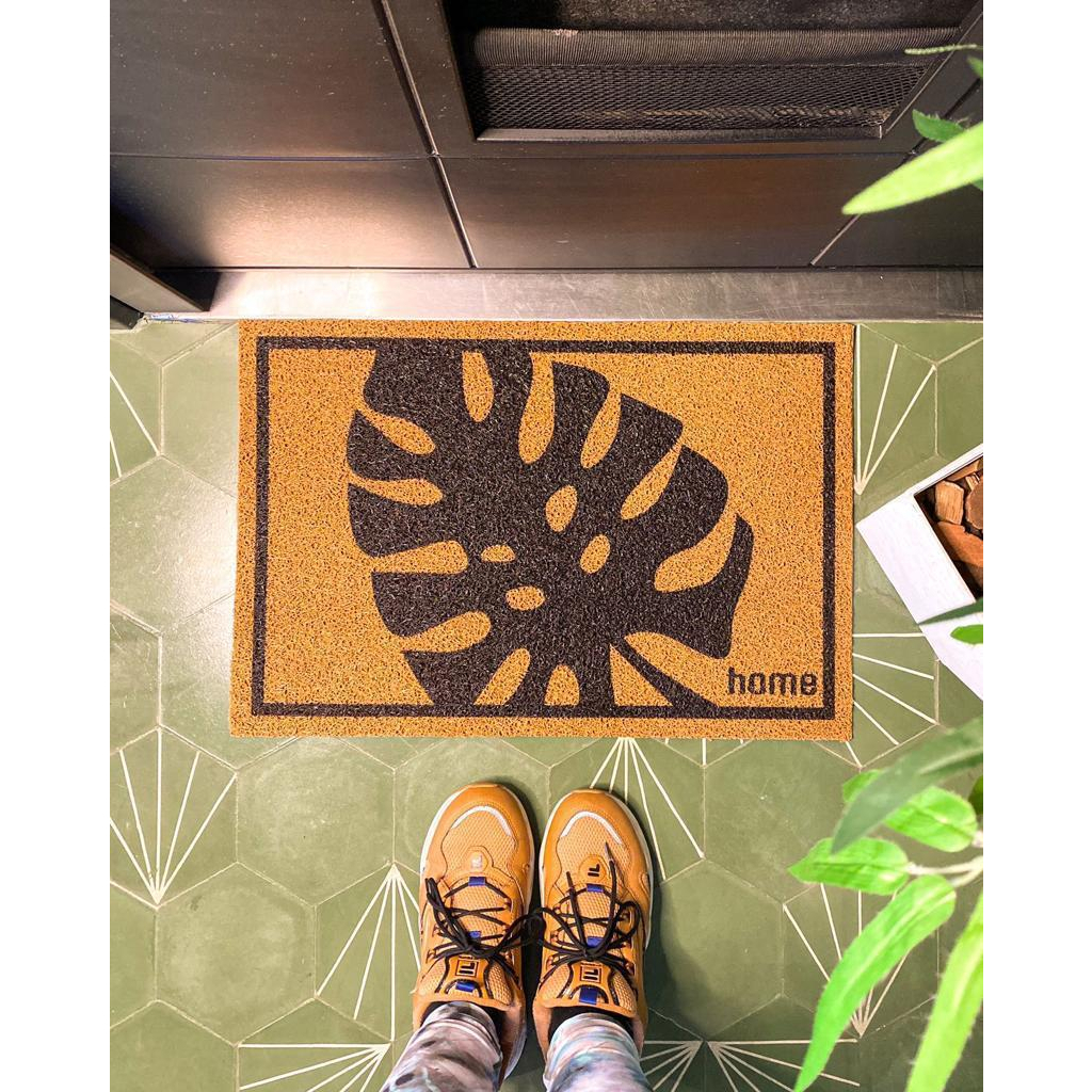 TAPETE CAPACHO VINIL ENTRADA WELCOME HOME KAPAZI 40CM x 60CM x 1CM ...