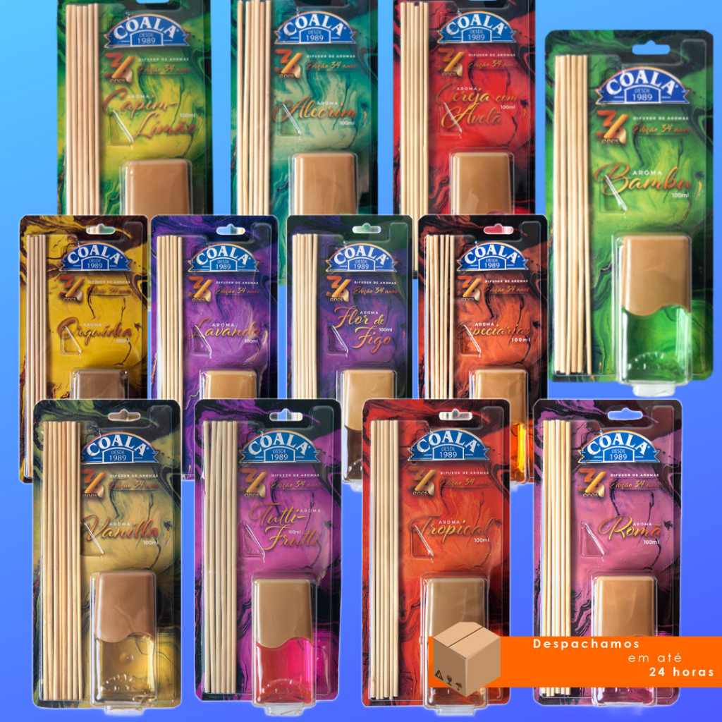 Difusor Coala de Aromas 100Ml - Todos os Aromas - Ambiente Casa ...