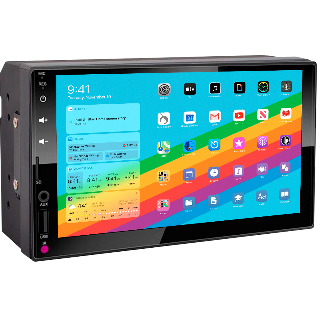 Central Multimídia First Option 7830 2 Din Universal Touch Bluetooth ...