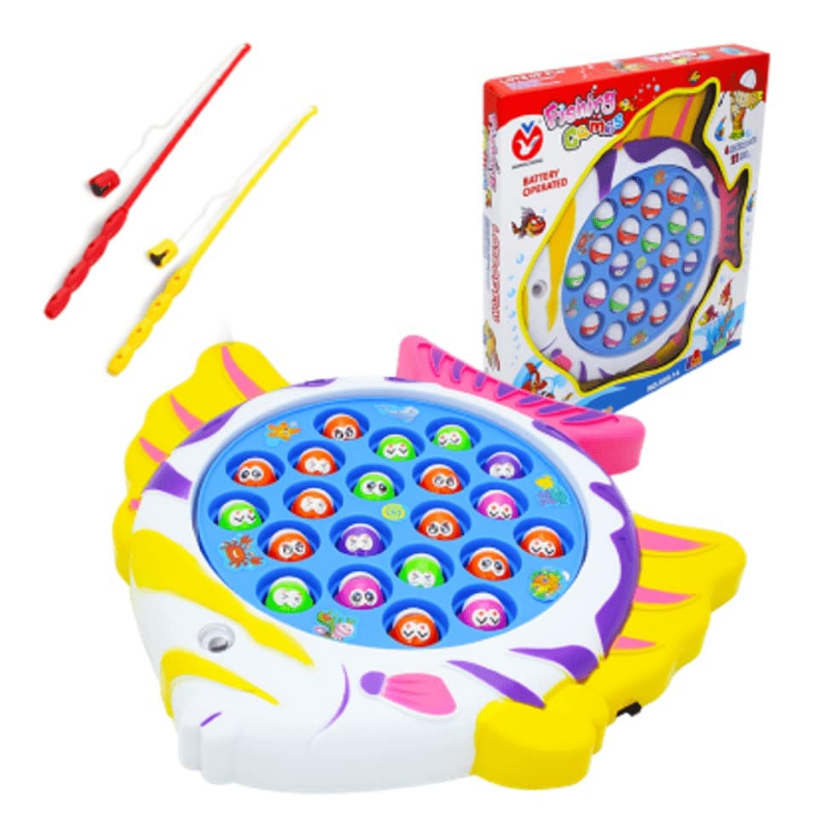 Brinquedo Jogo Infantil Pescaria Pega Peixe Pega Toupeira Pesca Maluca ...