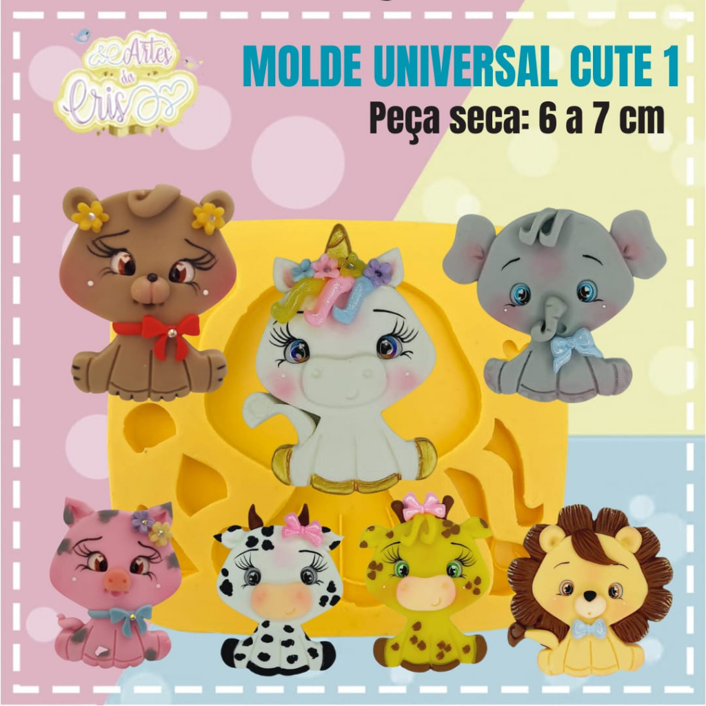MOLDE UNIVERSAL CUTE 1 | Shopee Brasil