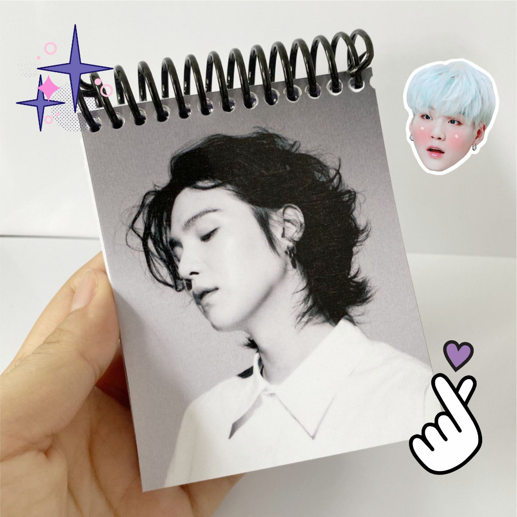 Caderno de Anotações Suga BTS Yoongi Agust D Bloco de Notas | Shopee Brasil