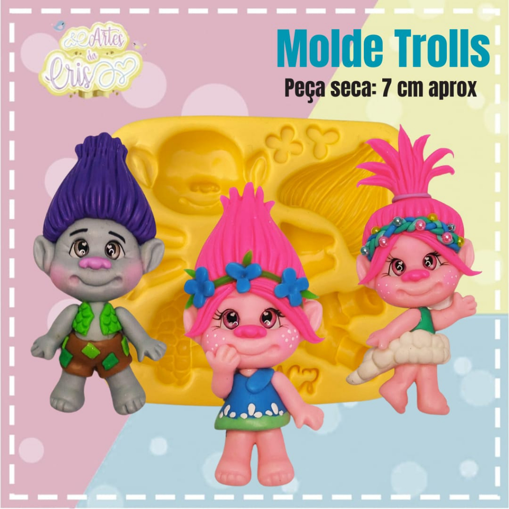MOLDE TROLLS | Shopee Brasil
