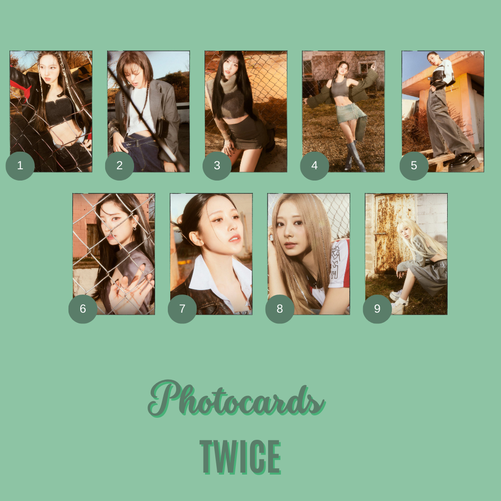 Cards Fanmade Twice Set Me Free | Shopee Brasil