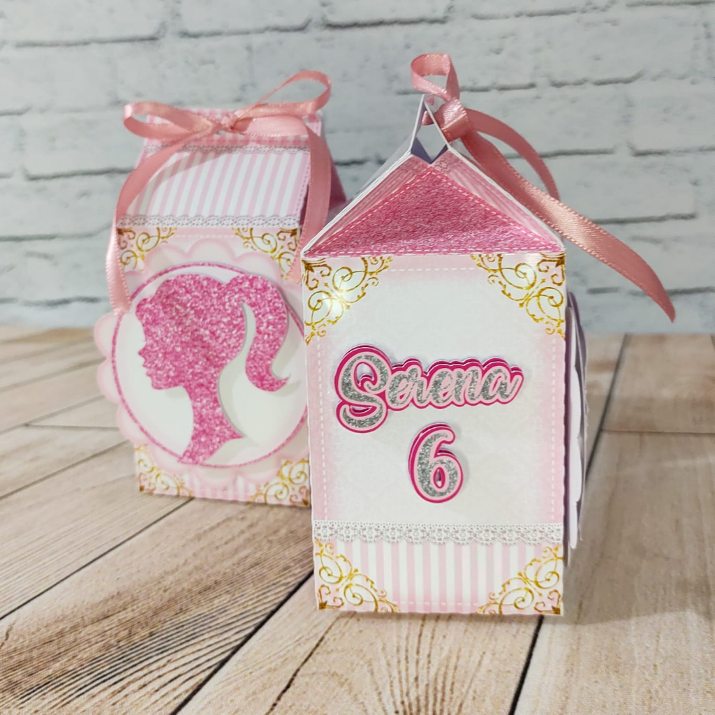 Caixa Milk personalizada da Barbie - 10 unidades | Shopee Brasil