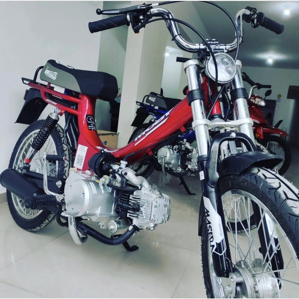 NOVO Mobilete Bikelete 4 tempos 50cc motorizada | Shopee Brasil