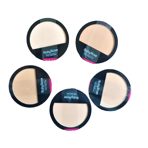 Pó Facial Ruby Rose Powder Compact 8,5g | Shopee Brasil