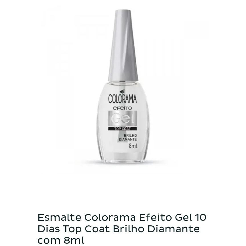 Top Coat e intensificador de cor Colorama | Shopee Brasil