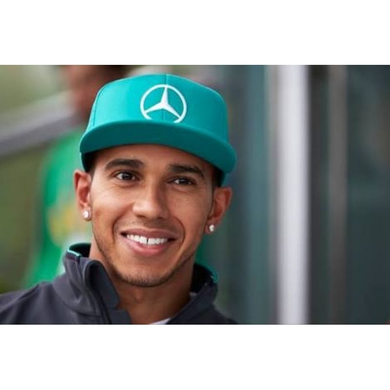 Boné Mercedes-Benz Snaplack Aba Reta Luiz Hamilton | Shopee Brasil