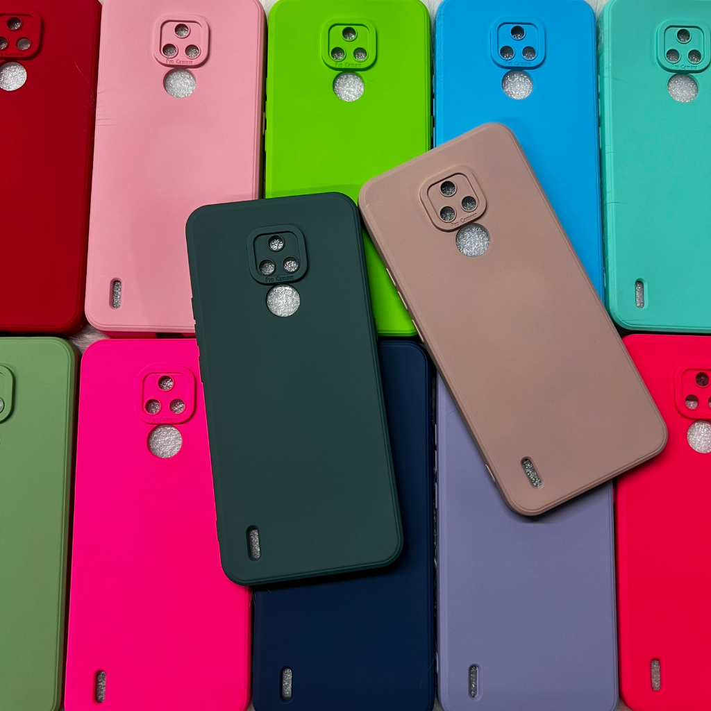 Capa Capinha Moto E7 Silicone Aveludada Colorida Anti Impacto | Shopee Brasil