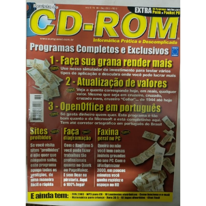 Revista Cd Rom 89 Dez 2002 Ed Escala Faca Grana Render Diagrama 