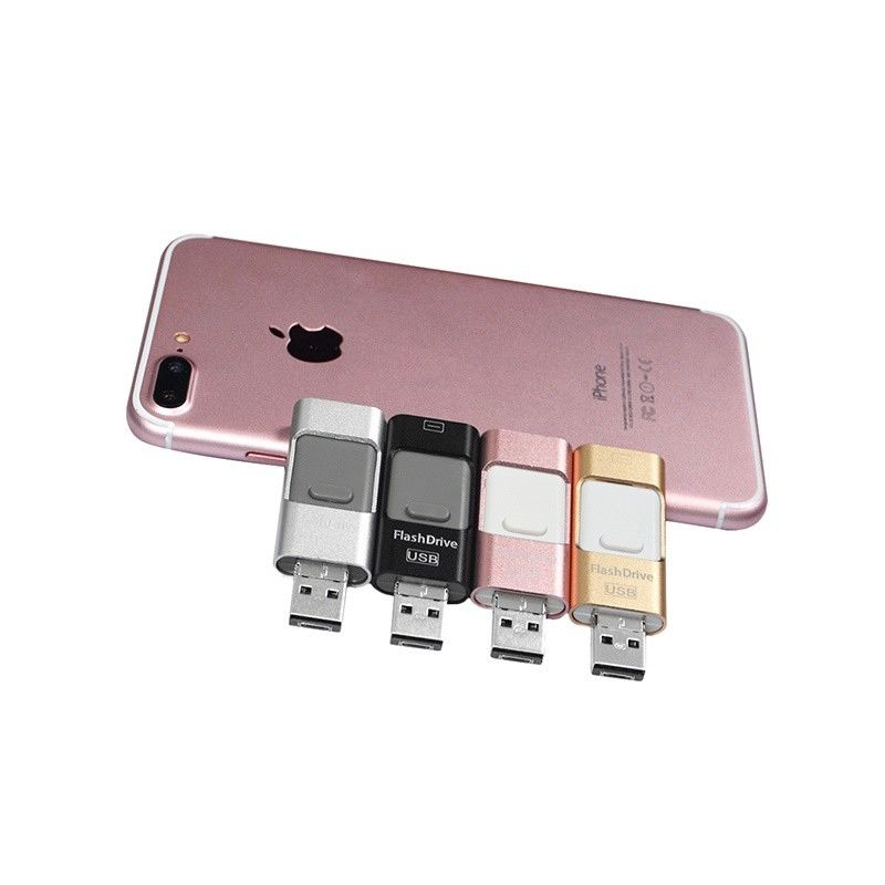 Pen drive 128 GB OTG para iPhone Android PC Notebook Hd Externo 4 in 1 ...
