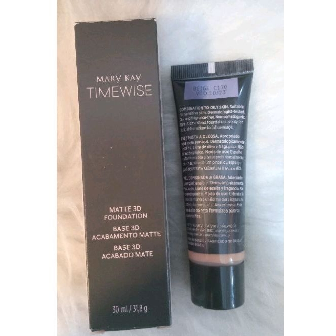 Base Timewise Matte 3D Mary Kay BEIGE C170 PROMOÇÃO | Shopee Brasil