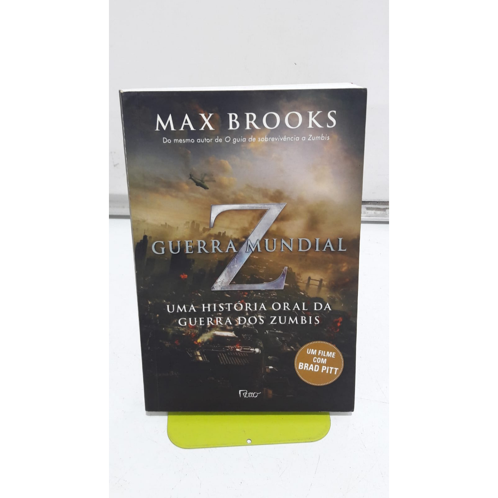 Livro Guerra Mundial Z - Max Brooks | Shopee Brasil