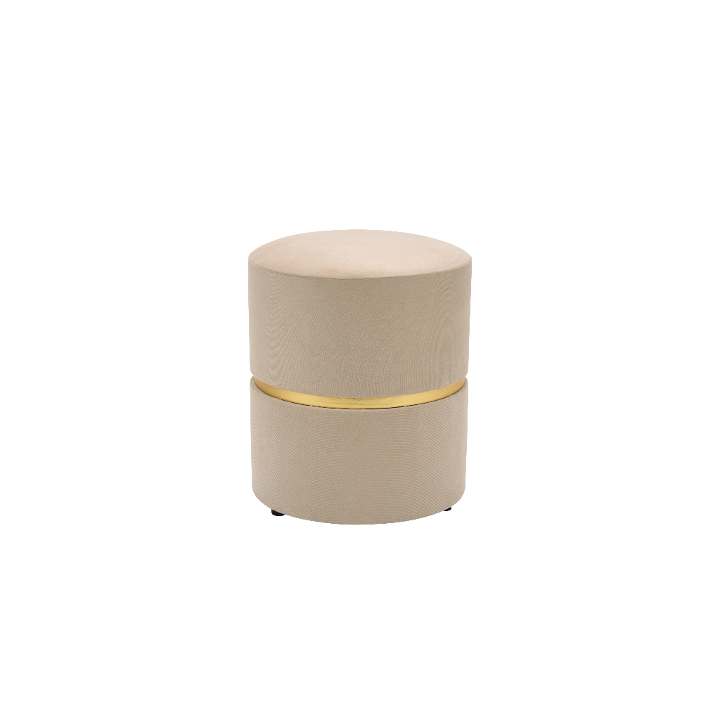 Puff, Banqueta, para sentar, de Cinta Dourada | Shopee Brasil
