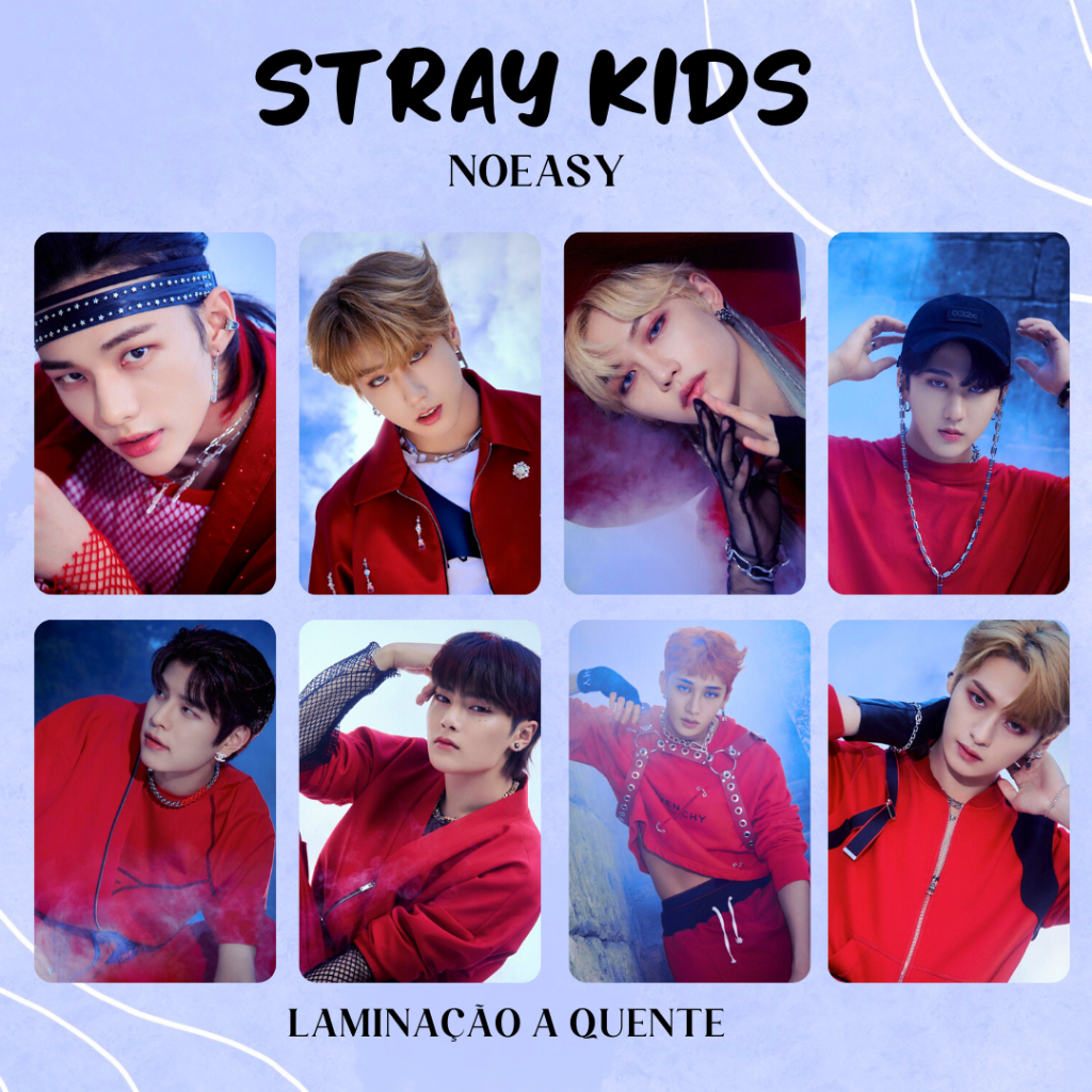 Photocards Stray kids No Easy FANMADE | Shopee Brasil