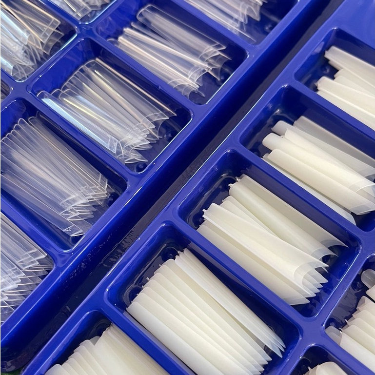 Unhas Tips Nails 100 unidades para encapsular alongamento em Acrigel ...