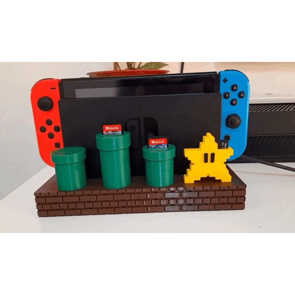 SUPORTE NINTENDO SWITCH DOCK / DOCK OLED MARIO BROS NINTENDO SWITCH ...