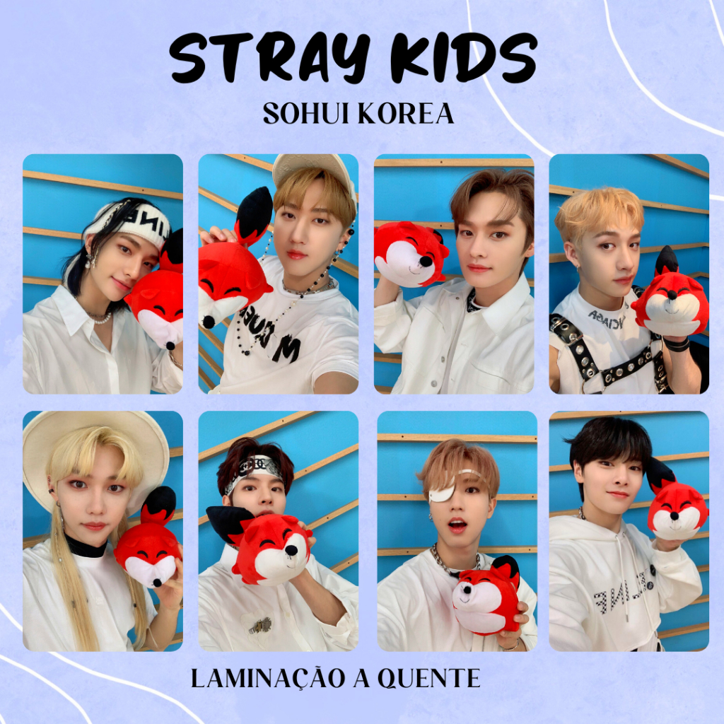 Photocards SOHU KOREA Stray Kids | Shopee Brasil