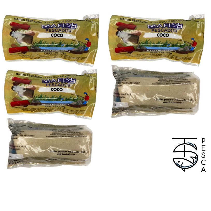 Kit Massa Mafish 200g Fedidinha 5 Unidades - Vários sabores | Shopee Brasil