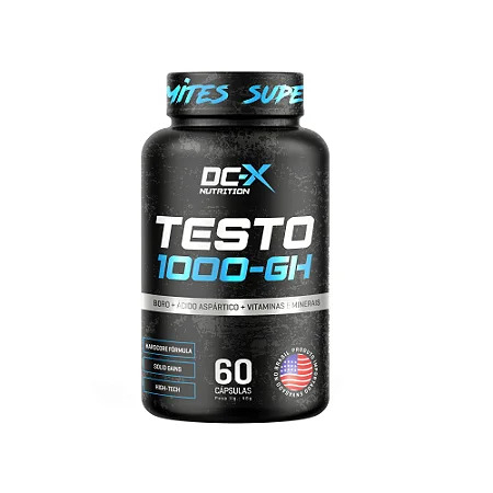 TESTO 1000-GH (60 Caps) - DC-X NUTRITION | Shopee Brasil
