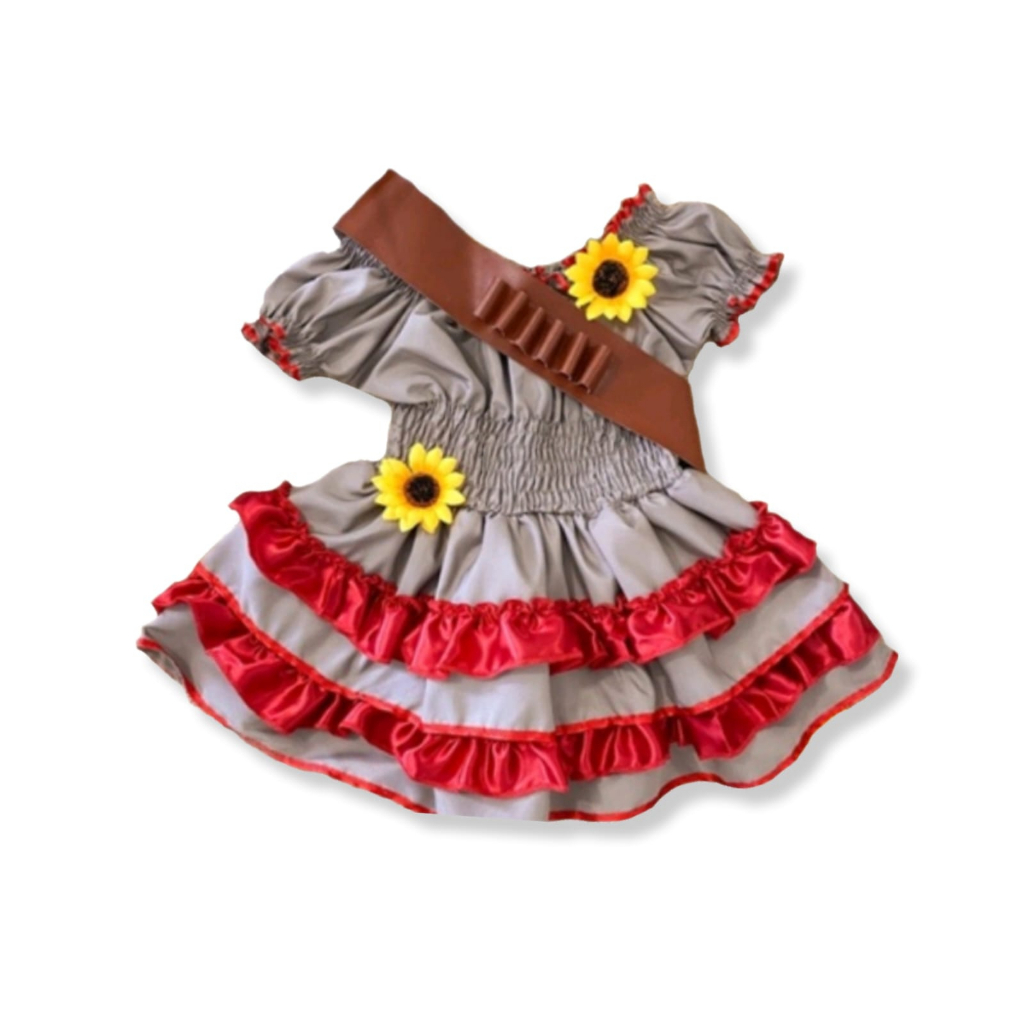 Maria Bonita - Vestido Caipira Infantil e Adulto - Festa Junina Maria ...