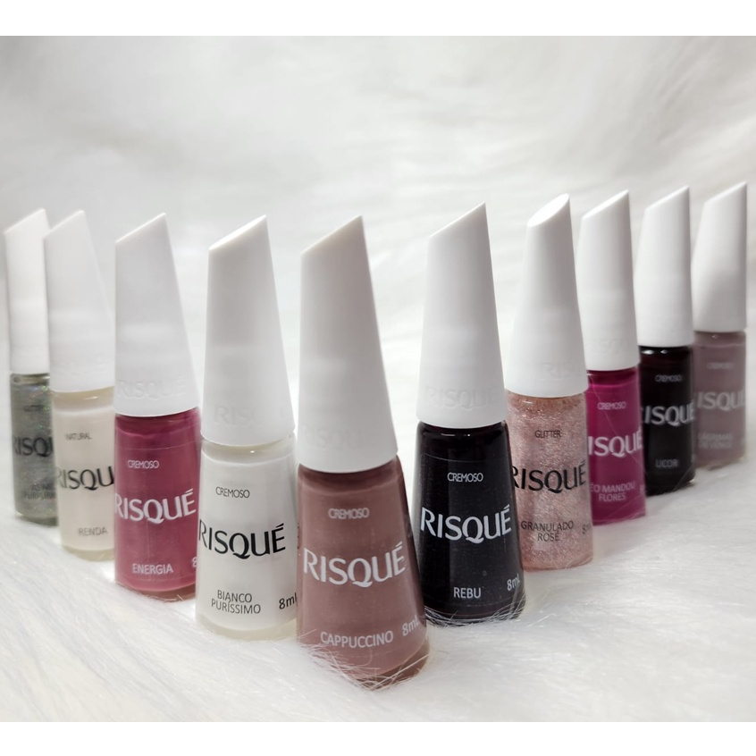 KIT ESMALTES RISQUE TOP 10 | Shopee Brasil