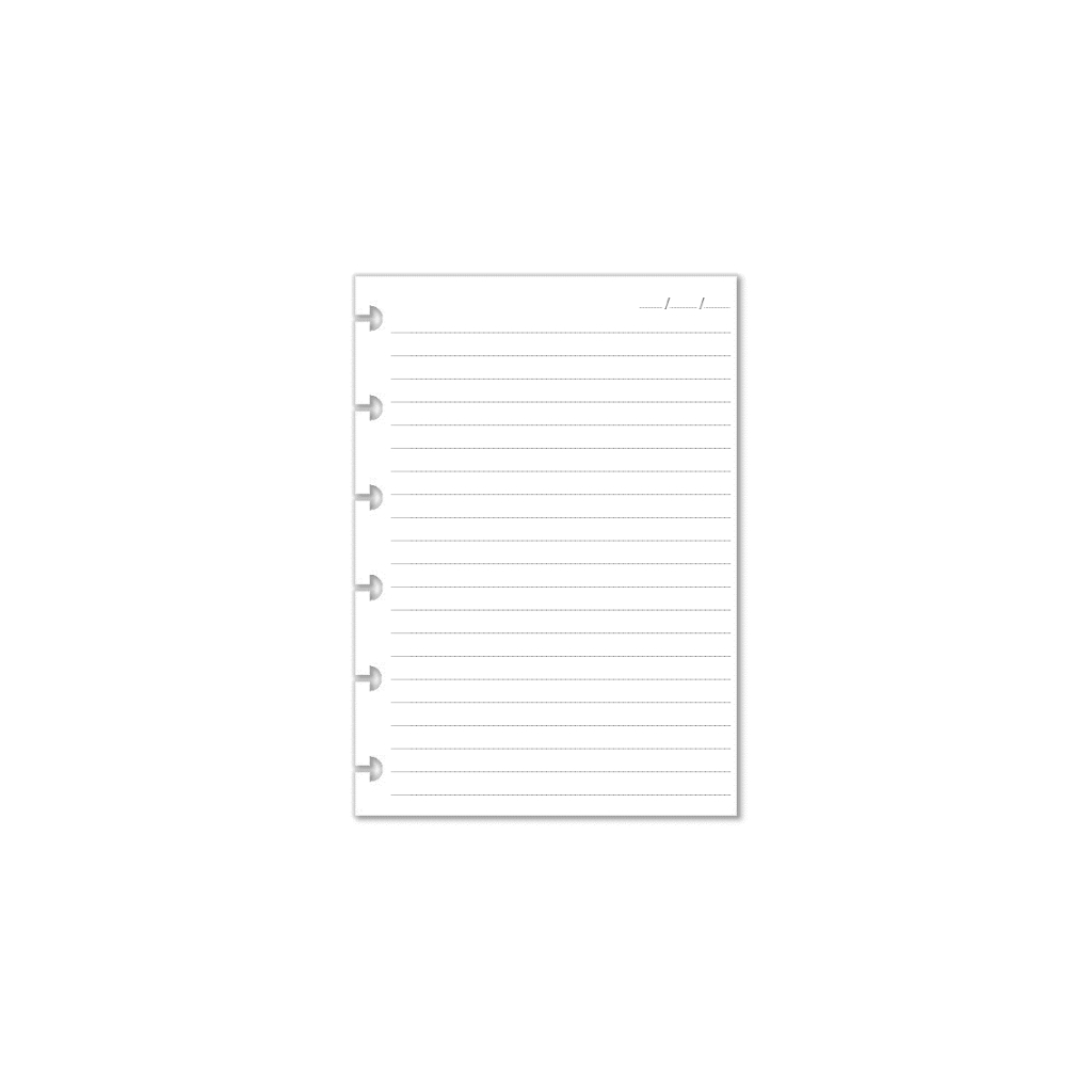 Refil Caderno Inteligente Pautado 90g - 100 folhas | Shopee Brasil