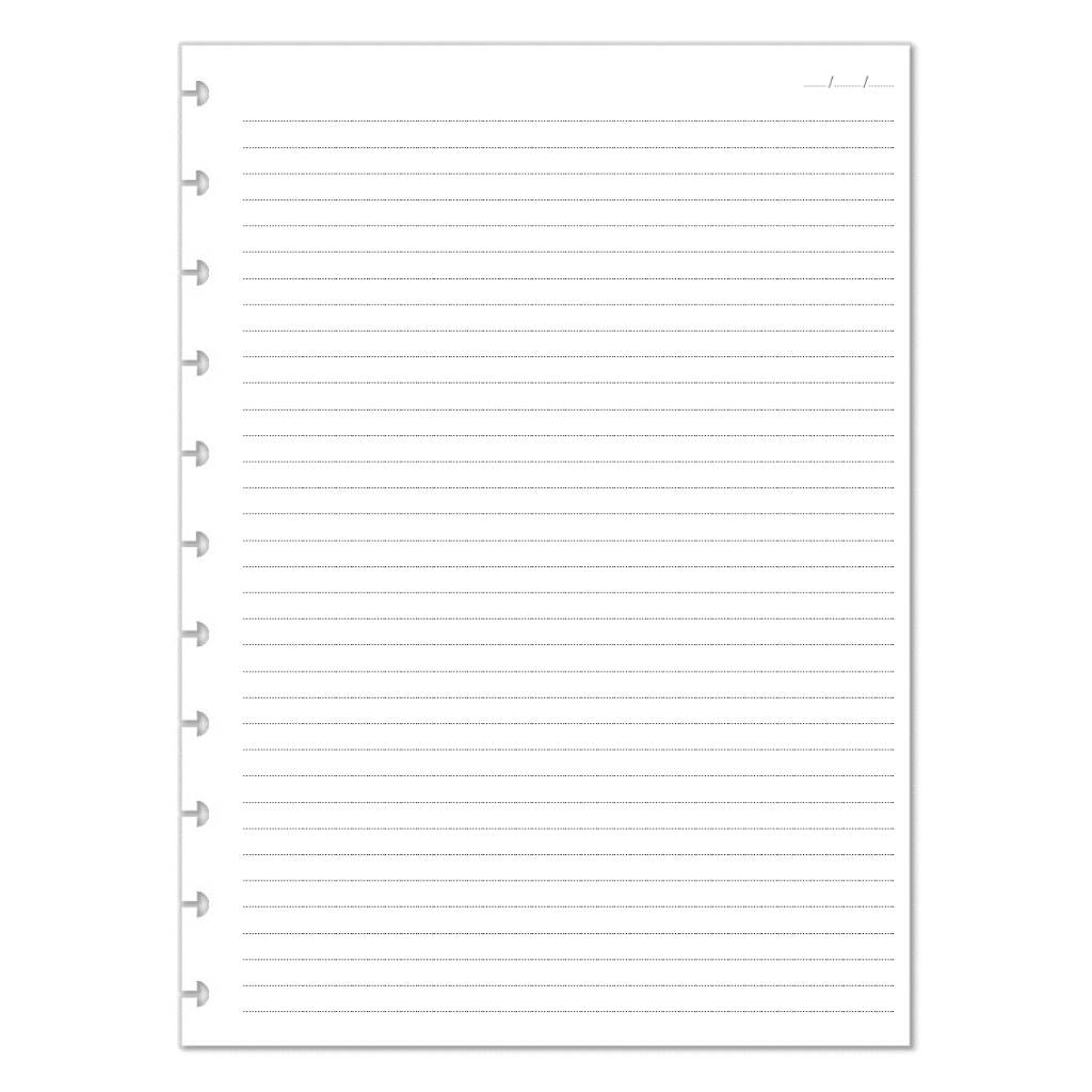 Refil Caderno Inteligente Pautado 90g - 100 folhas | Shopee Brasil