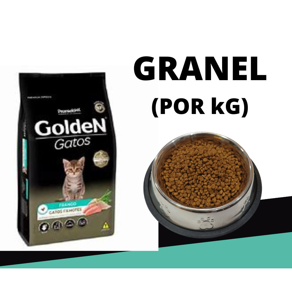 Golden Gatos Filhotes Sabor Frango Por Kg | Shopee Brasil