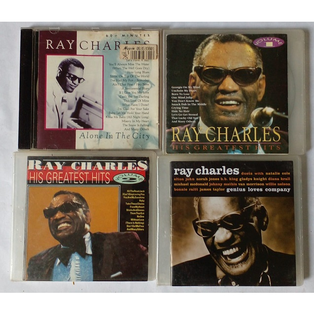 Kit 4 CDS Originais - Coleção Ray Charles | Shopee Brasil