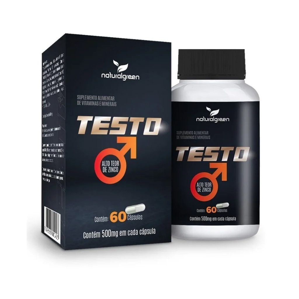 Testo 500mg 60 Cápsulas aumente a Performance Masculina | Shopee Brasil