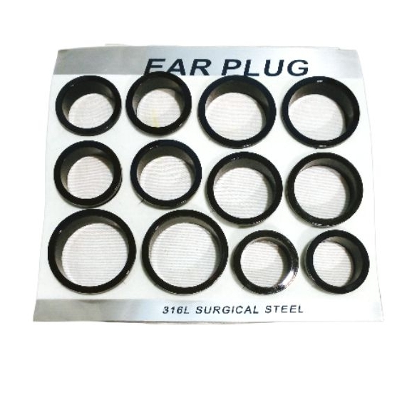 alargador preto plástico 26mm 28mm 30mm 32mm 34mm 36mm kit cartela moda ...