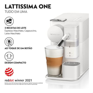 Cafeteira Nespresso Lattissima One Branca Compacta 127v | Shopee Brasil