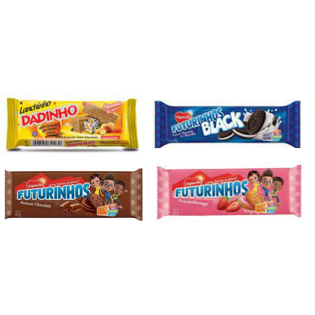 Kit 25 Bolachas Diversas - Bolachas - Wafer - 25 unidades | Shopee Brasil