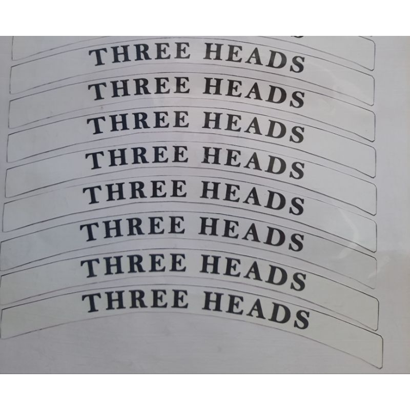Kit Adesivos Three Heads Para Rodas | Shopee Brasil