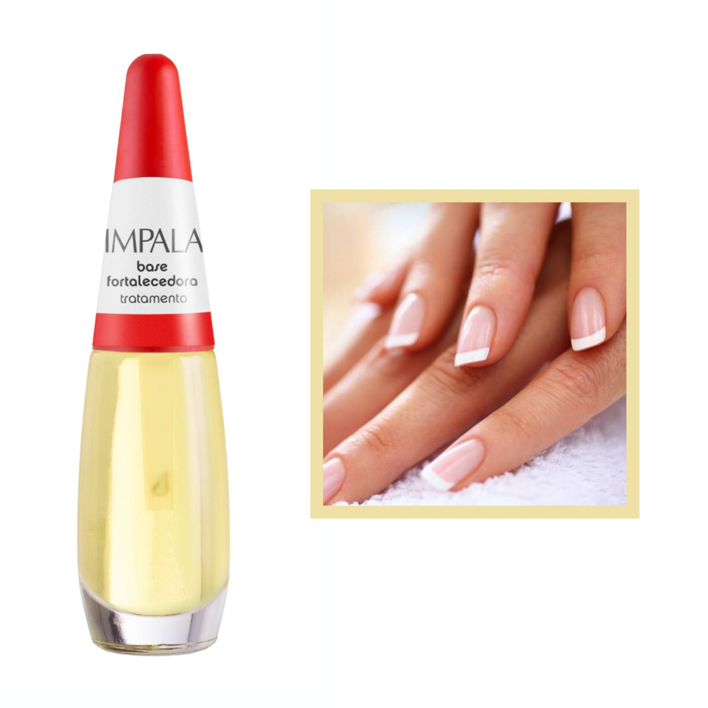 Esmalte Impala Base Fortalecedora Tratamento 7,5ml | Shopee Brasil