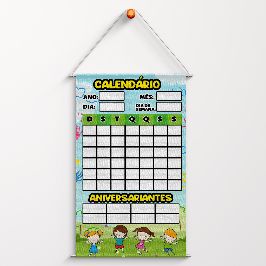 Banner ESCOLAR Pedagógico Calendário | Shopee Brasil