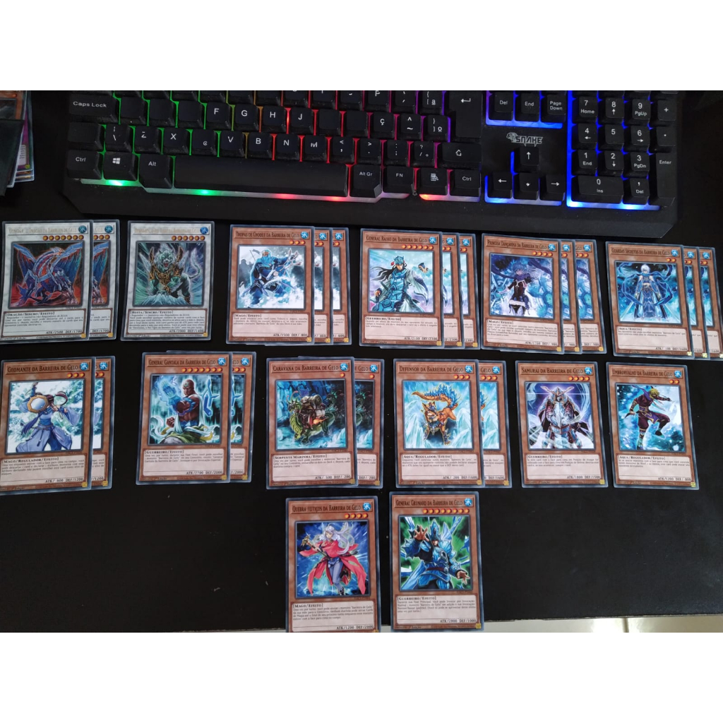 Deck Barreira de gelo (Ice Barrier) / Yu-gi-oh | Shopee Brasil