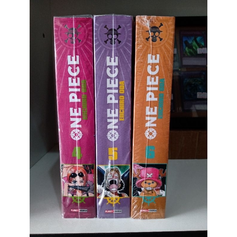 Manga One Piece 3 em 1 Volumes 4, 5 e 6 | Shopee Brasil