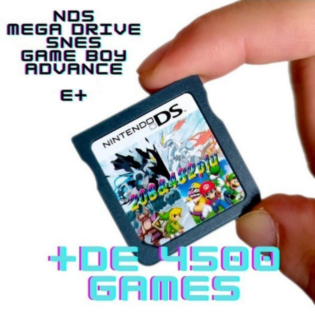 Cartão R4 Sd C/ 4500 Jogos Ds 3ds Mega Drive Snes Game Boy - Escorrega ...