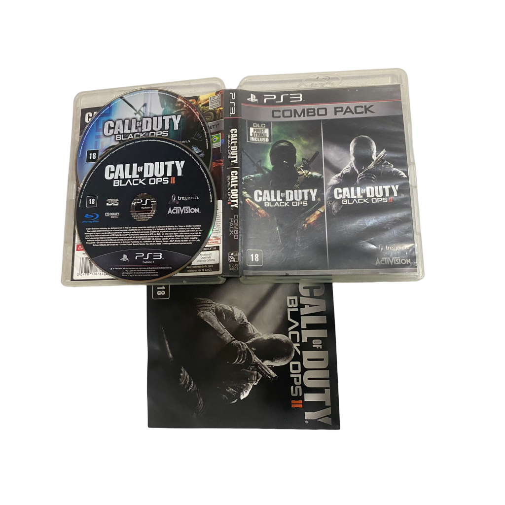 Call Of Duty Black Ops I & Ii Combo Pack Ps3 Pronta Entrega! | Shopee ...