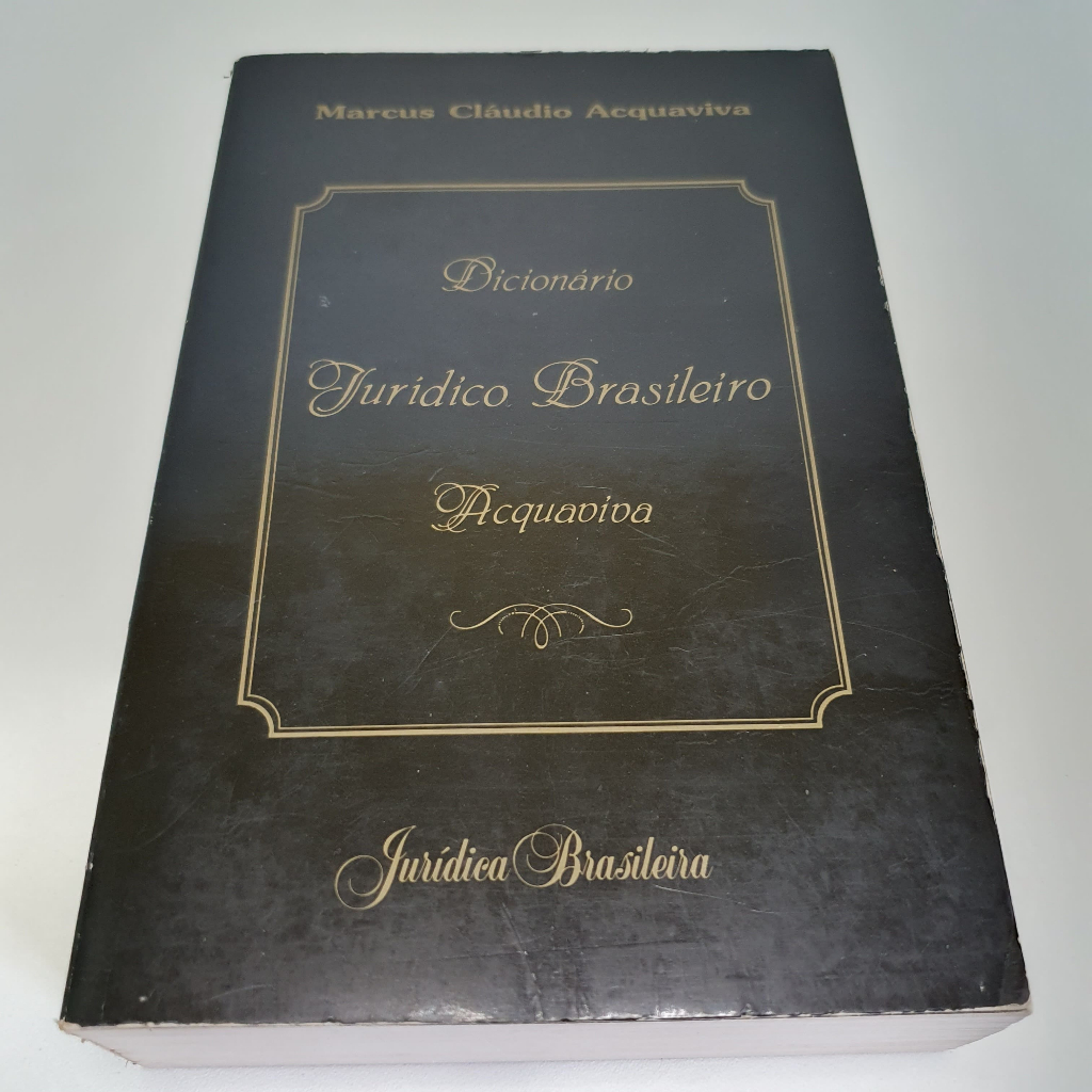 Livro Dicionário Jurídico Brasileiro Acquaviva - Marcus Cláudio ...