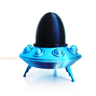 Ovni, Ufo, Disco Voador, Uaps Decorativo com ET, Extraterrestre, Alien Dentro Brinquedo ou ...
