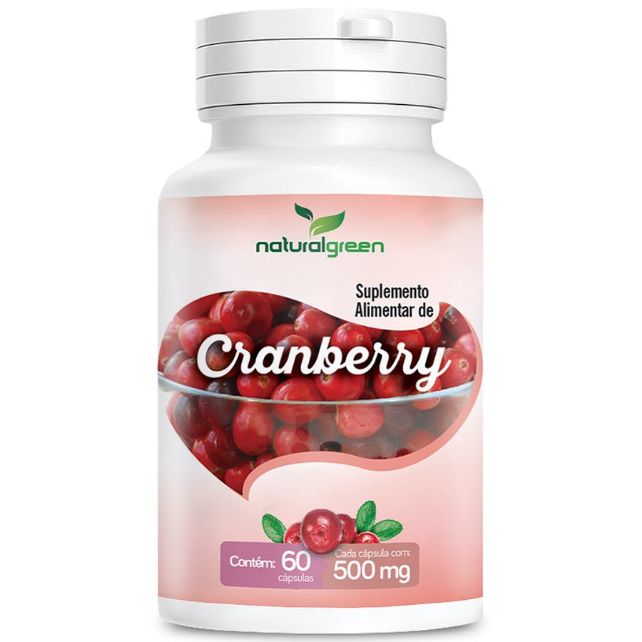 Cranberry 500mg pote com 60 Cápsulas - suplemento alimentar | Shopee Brasil